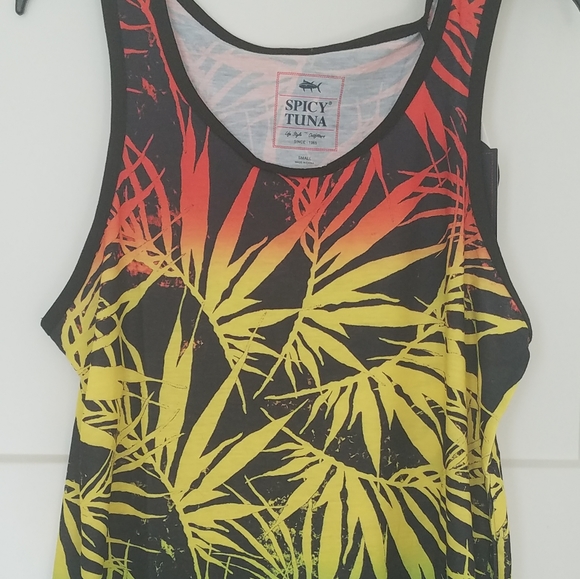 Spicy Tuna | Shirts | Nwt Spicy Tuna Reggae Colored Tank Top | Poshmark